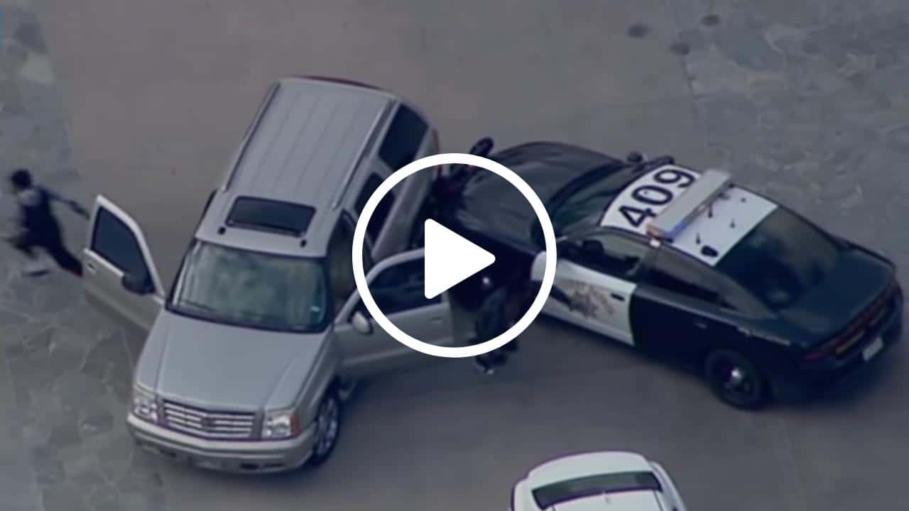 WATCH: Aggressive Police Pursuit Ends With Intense Foot Chase